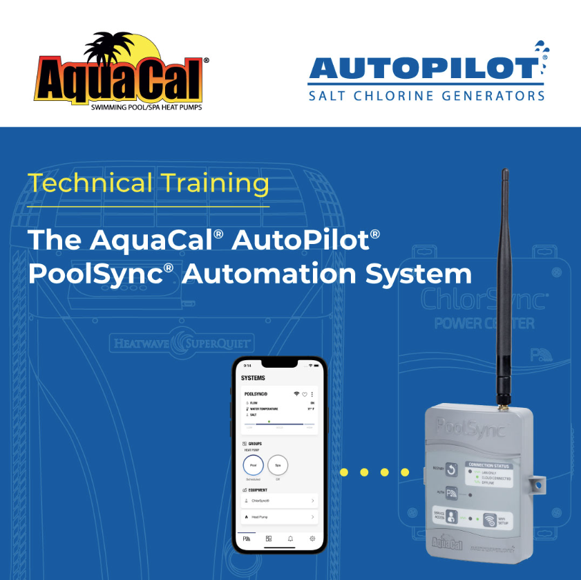 The AquaCal AutoPilot PoolSync System - Team Horner Events